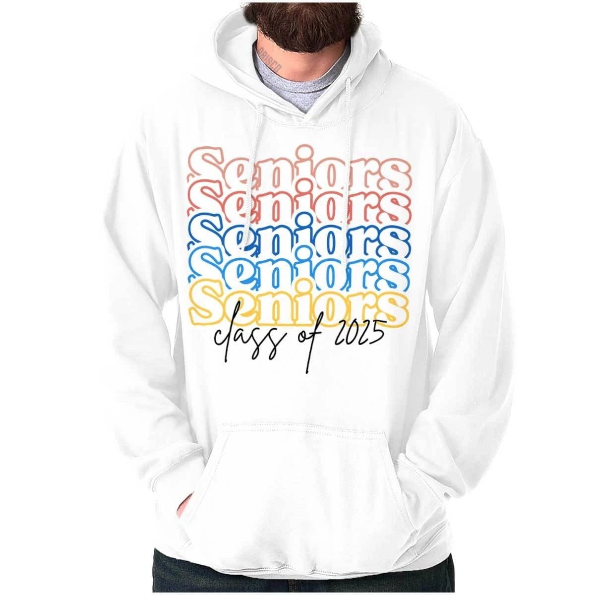 Class of 2025 Senior Graduation Hoodie, Gradient Style - Walmart.com
