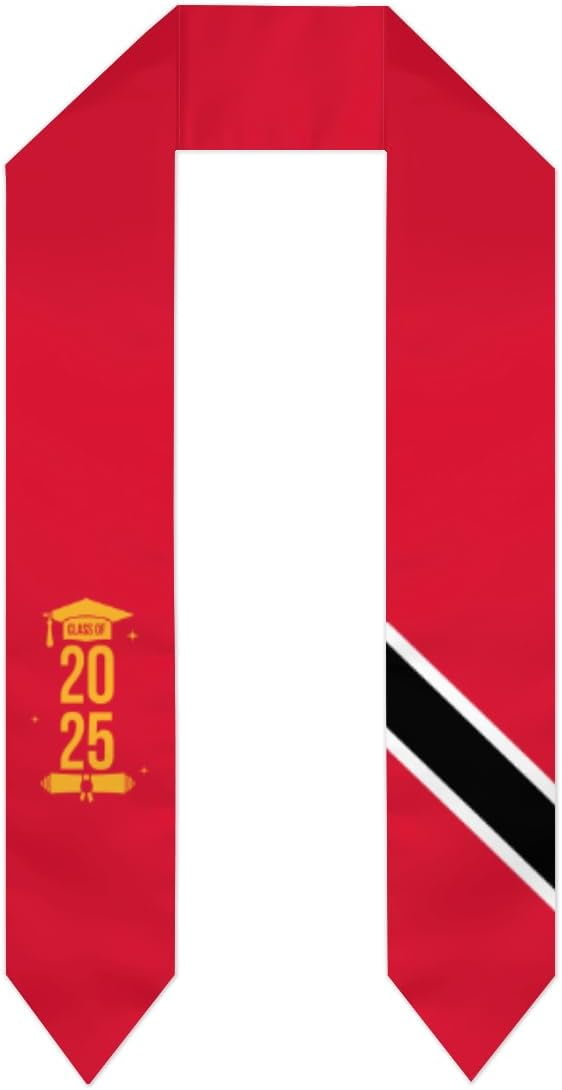 Class of 2025 Trinidad and Tobago Flag Graduation Stoles Shawls Sash ...