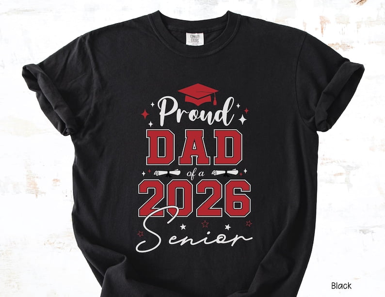 Class of 2026 Family T-Shirt, Graduation Celebration Graphic Tee ...