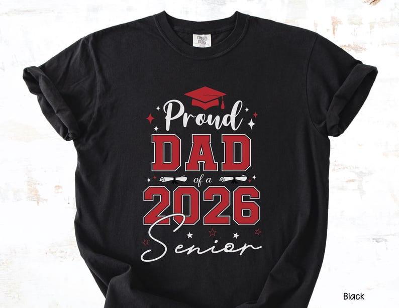 Class of 2026 Family T-Shirt, Graduation Celebration Graphic Tee ...