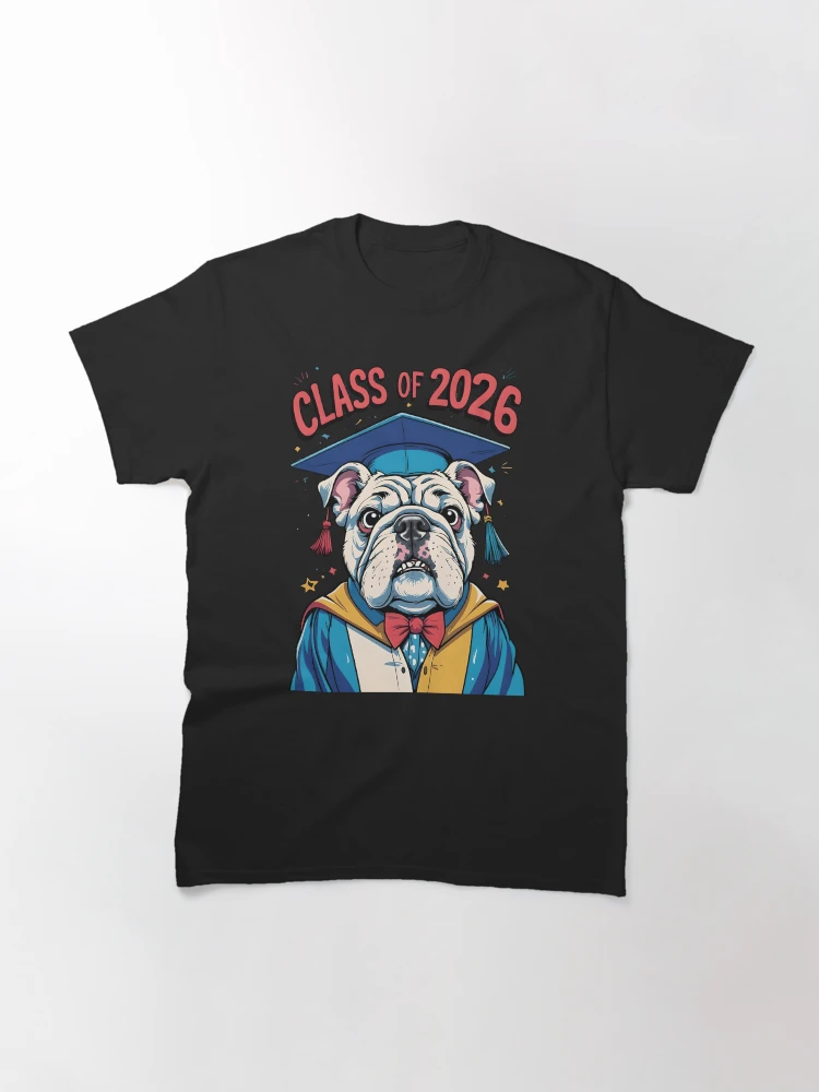 Class of 2026 Formal Bulldog Graduate Senior Graduation School Art ...