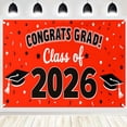 Class of 2026 Graduation Backdrop, Congrats Grad Polyester Photo Booth ...