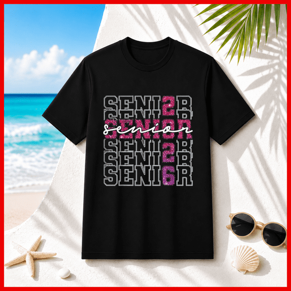Class of 2026 Graduation Senior 26 Commemorative Unisex T-Shirt, S-5XL ...