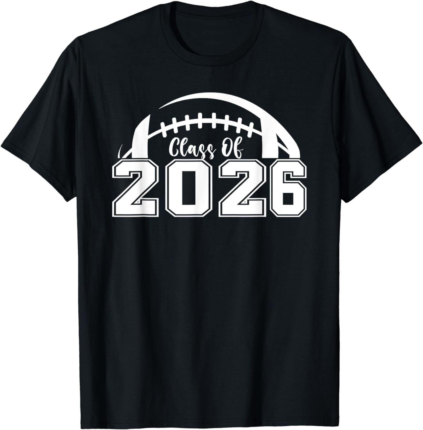 Class of 2026 Graduation Senior Football Player Sports T-Shirt ...