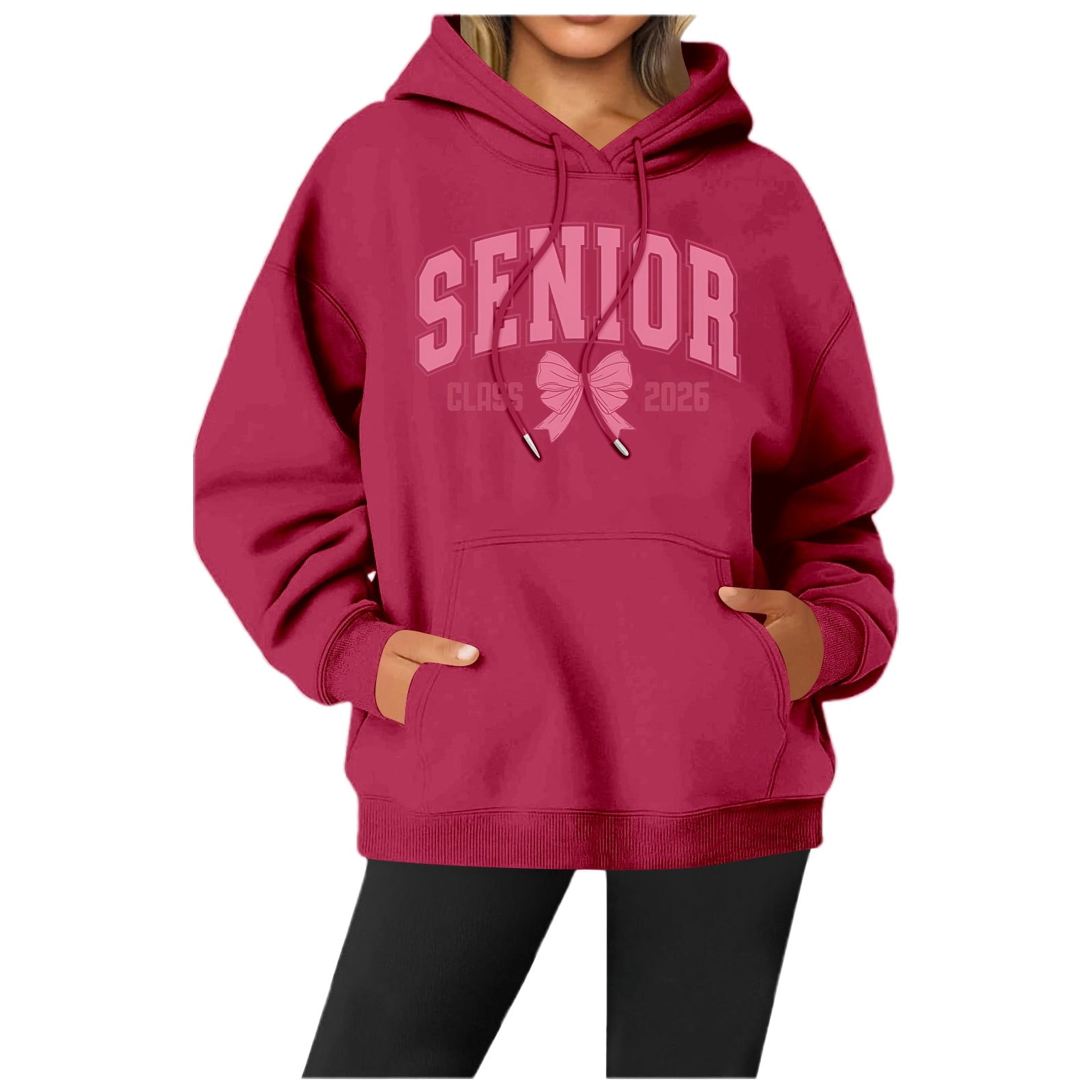 Class of 2026 Hoodies Women Drawstring Senior Gifts Graduation Pullover ...