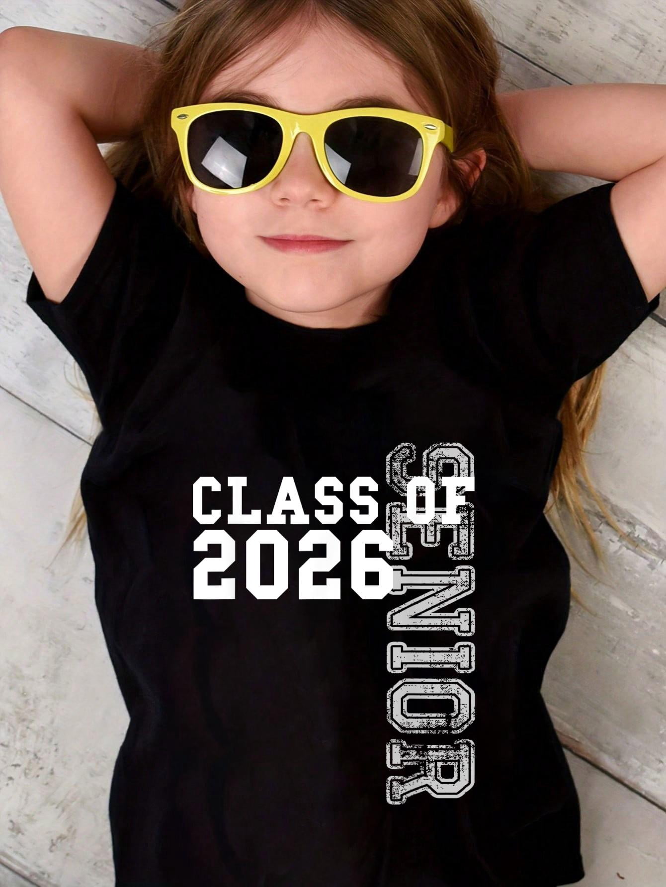 Class of 2026 Senior 2026 Graduation 2025 Student Kids T-Shirt ...