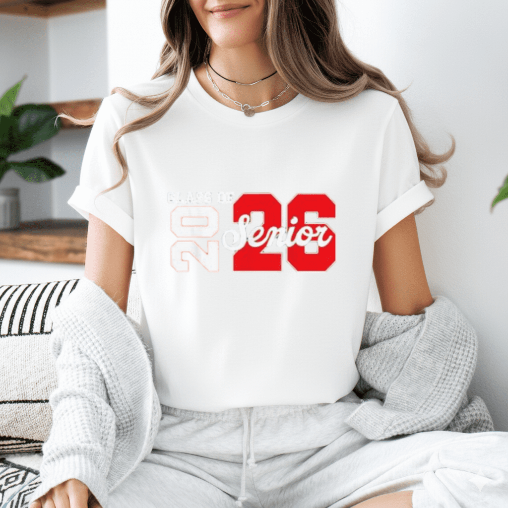 Class of 2026 Senior Back To School & Grad Gift Unisex T-Shirt, up to Size 5XL - Walmart.com