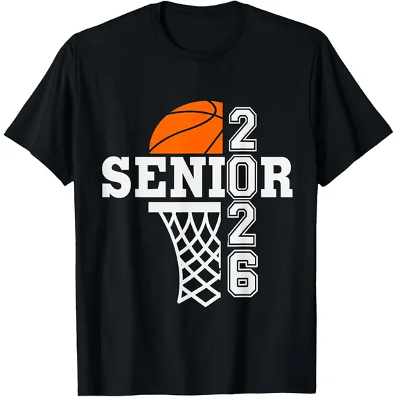 Class of 2026 Senior Basketball Team Player Graduation Unisex T-Shirt ...