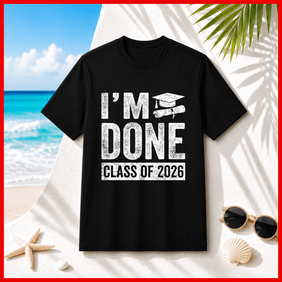 Class of 2026 Senior Funny Graduation Student Grad Joke Unisex T-Shirt ...