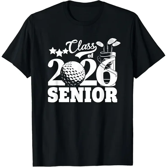 Class of 2026 Senior Golfer Graduation Golf Player Grad Unisex T-Shirt ...