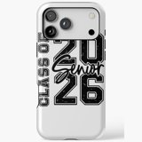 Class of 2026 Senior Graduation Design iPhone Case 11 through 17 Pro ...