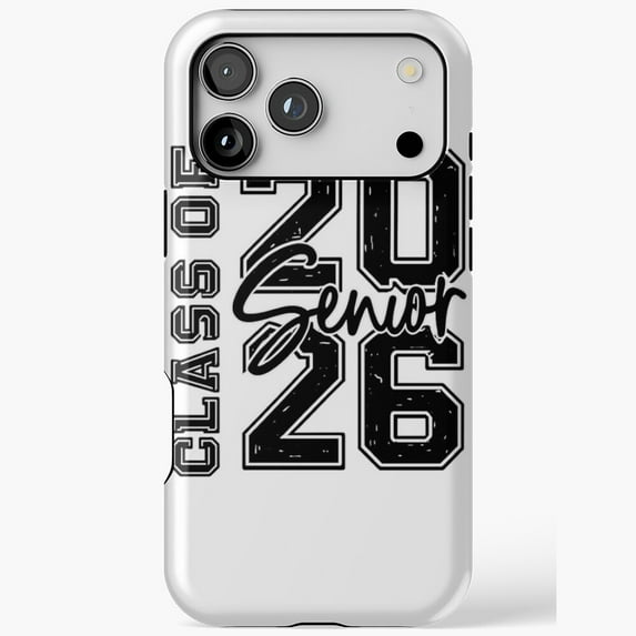 Class of 2026 Senior Graduation Design iPhone Case 11 through 17 Pro ...