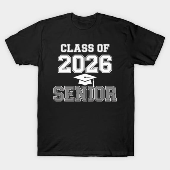 Class of 2026 Senior Graduation Minimal Aesthetic Style Unisex T-Shirt ...