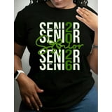Class of 2026 Senior Graduation T Shirt Unisex Green White Text Short ...