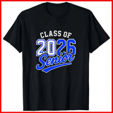 Class of 2026 Senior Graduation Year Celebration Graphic Unisex T-Shirt ...