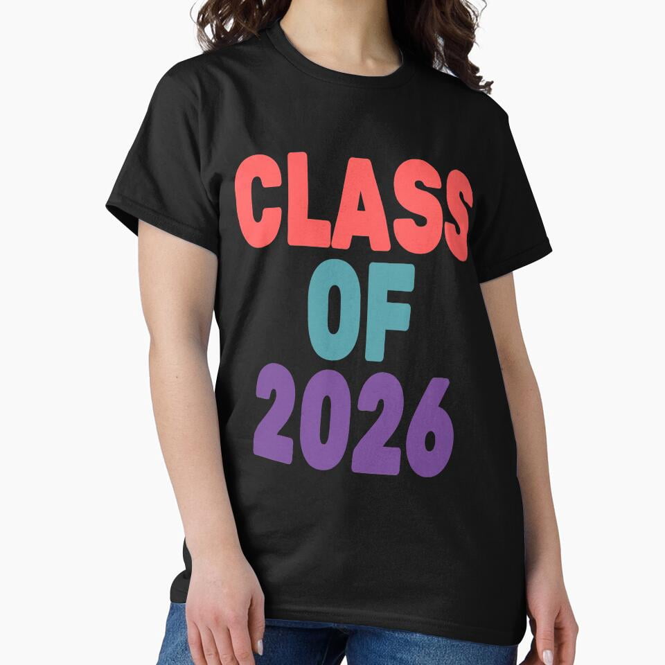 Class of 2026 Vintage Retro Senior Graduation Gift Unisex T-Shirt, up ...