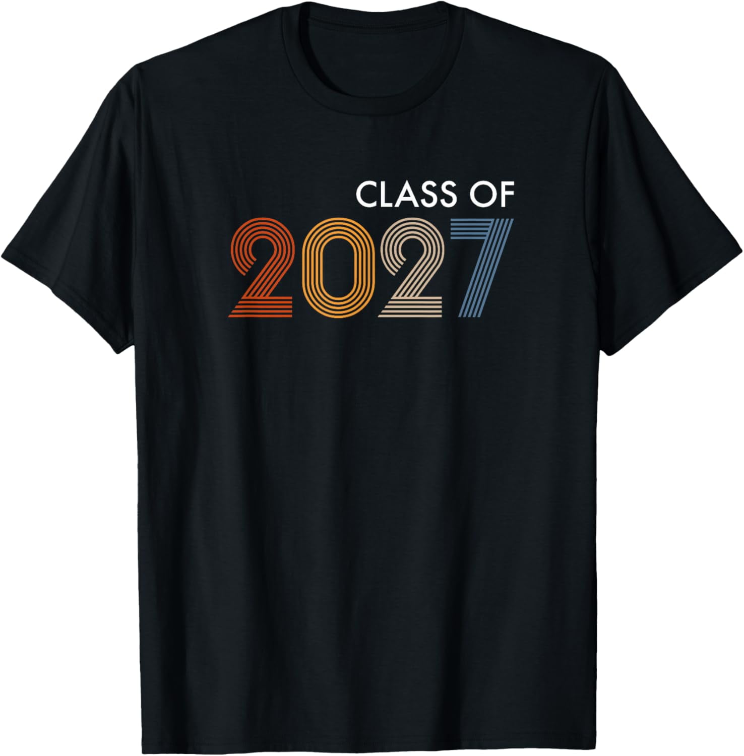 Class of 2027 College University High School Future Graduate T-Shirt ...