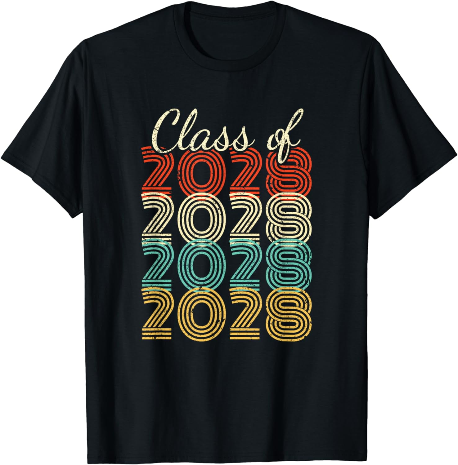 Class of 2028 Senior 2028 Graduation T-Shirt - Walmart.com