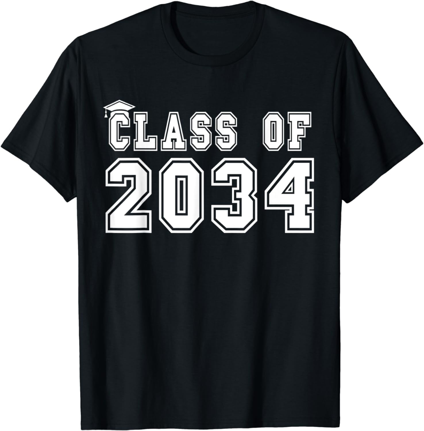 Class of 2034 Graduation First Day of Kindergarten Pre-K T-Shirt ...