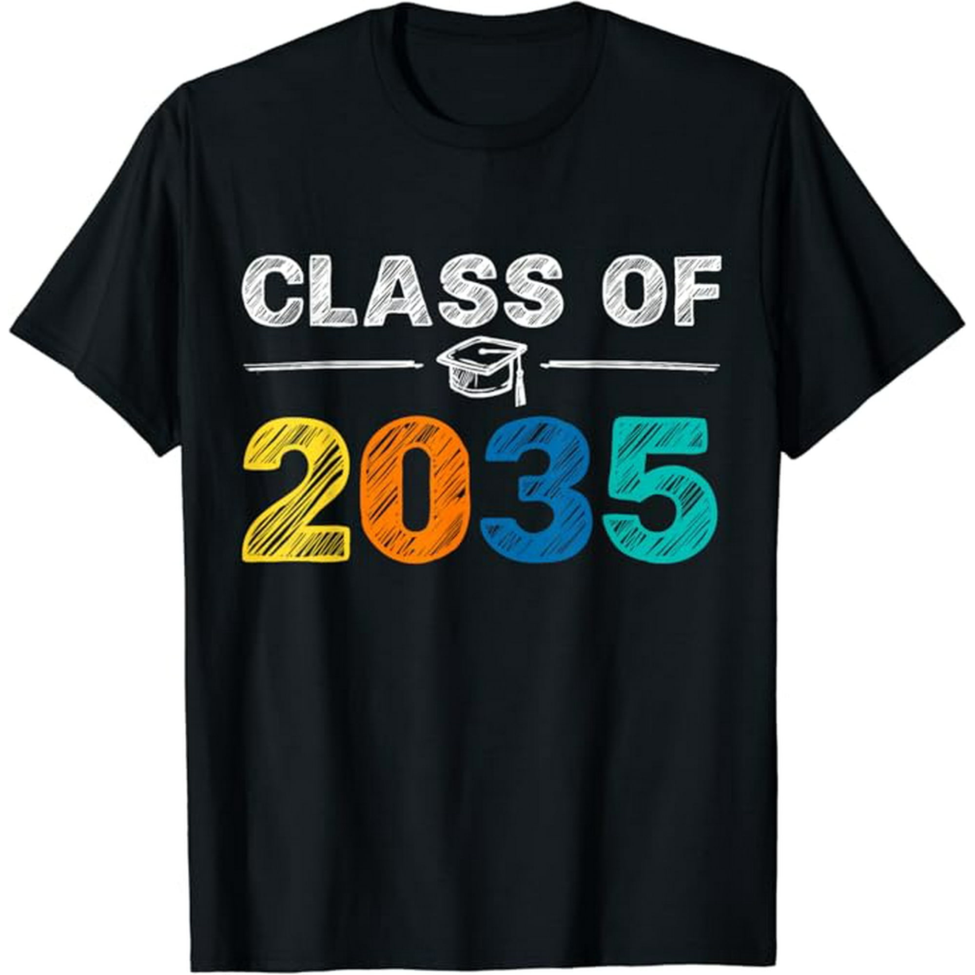 Class of 2035 Grow With Me First Day of School Graduation T-Shirt ...