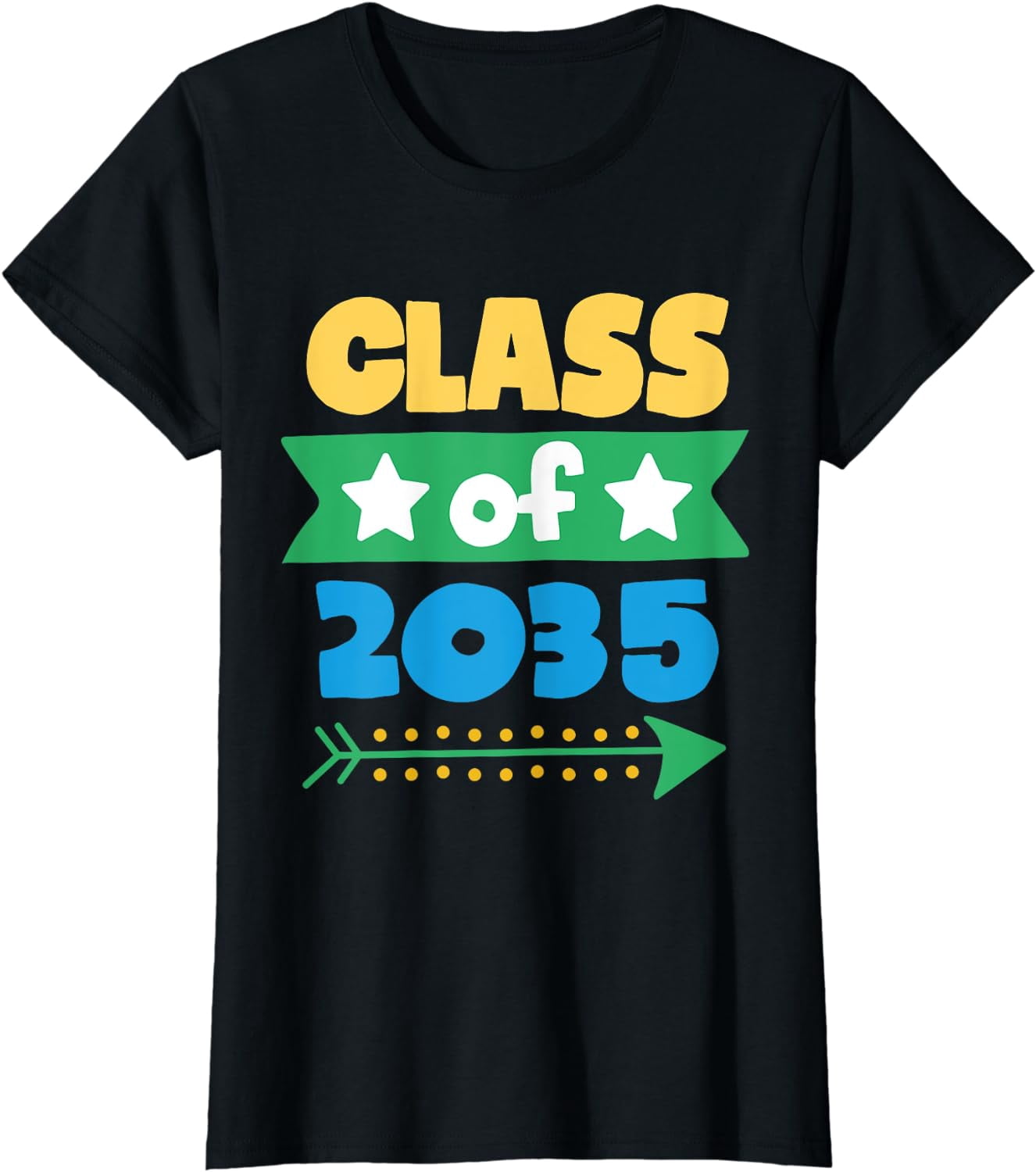 Class of 2035 Shirt Kindergarten First Day of School T-Shirt - Walmart.com