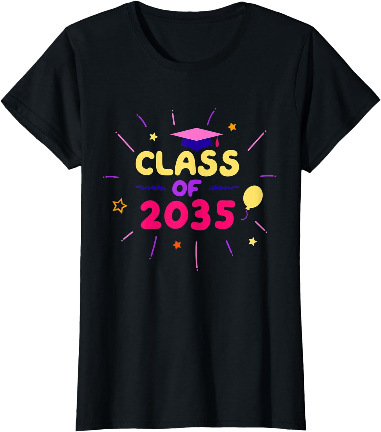 Class of 2035 Shirts Kindergarten First Day of School T-Shirt - Walmart.com