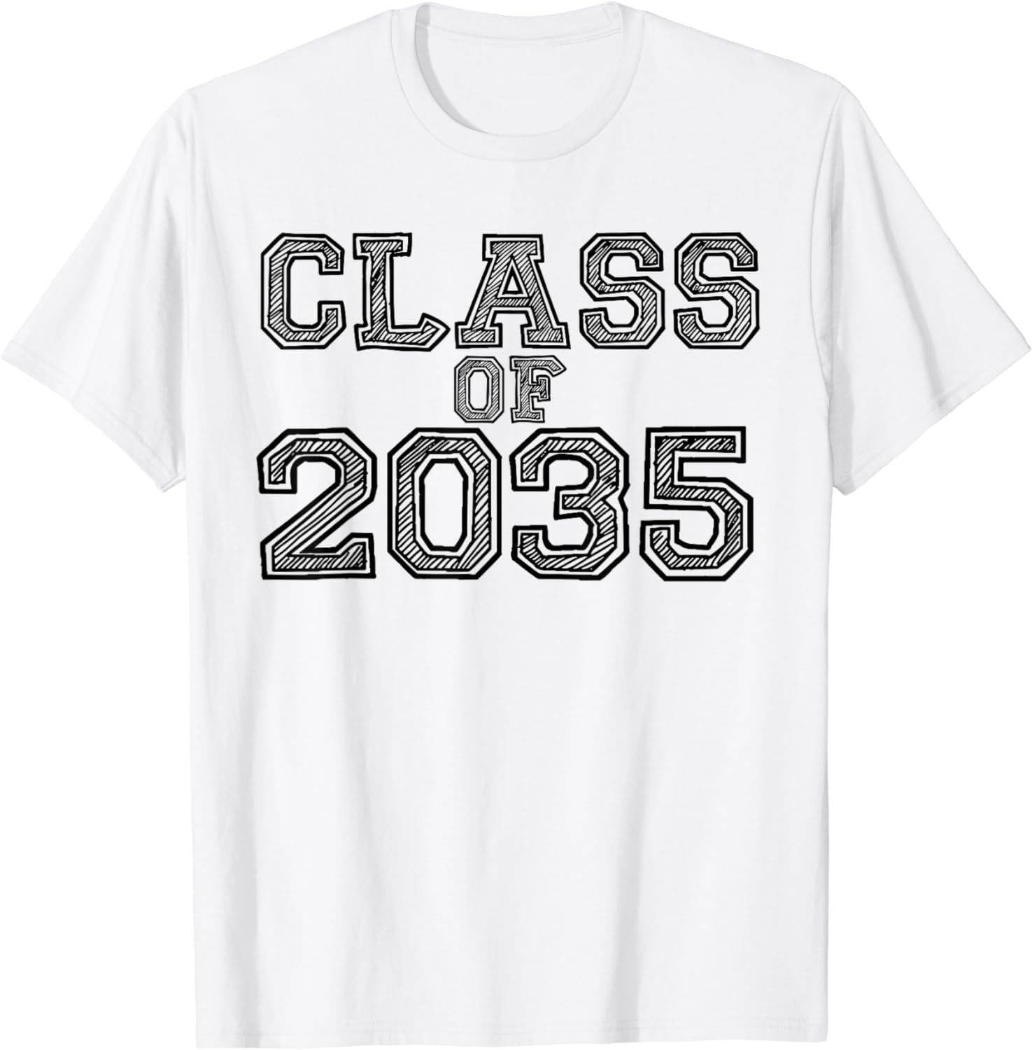 Class of 2035 for Future Kindergarten Graduate T-Shirt - Walmart.com