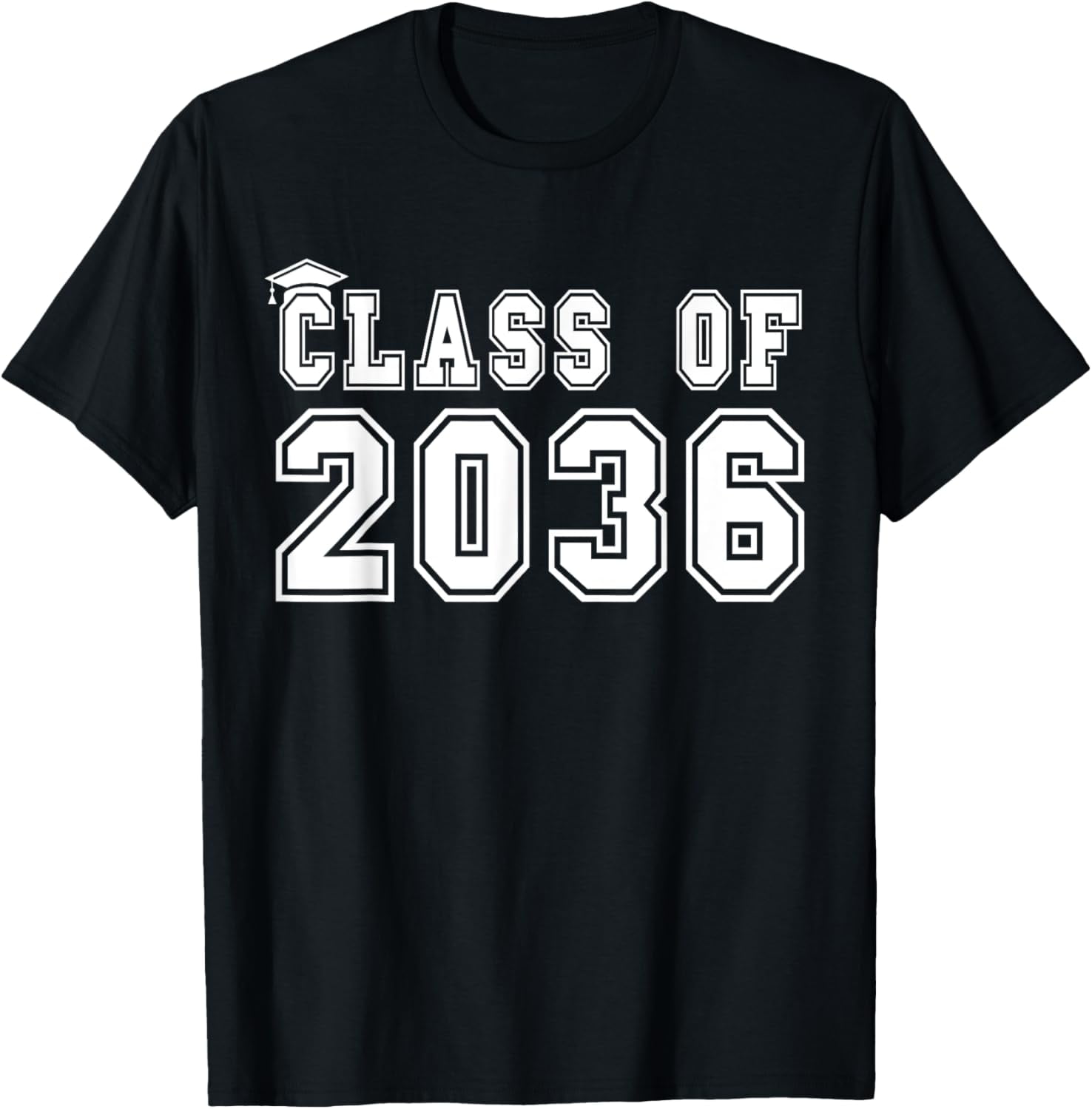 Class of 2036 Graduation First Day of Kindergarten Pre-K Adult T-shirt ...