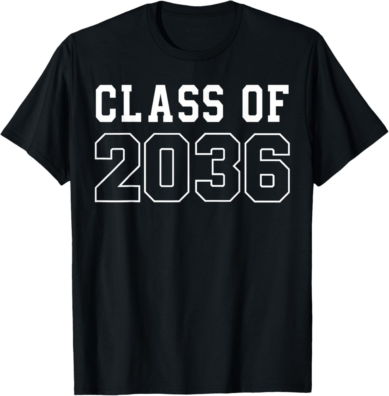 Class of 2036 Grow With Me Handprints On Back K to 12 T-Shirt - Walmart.com