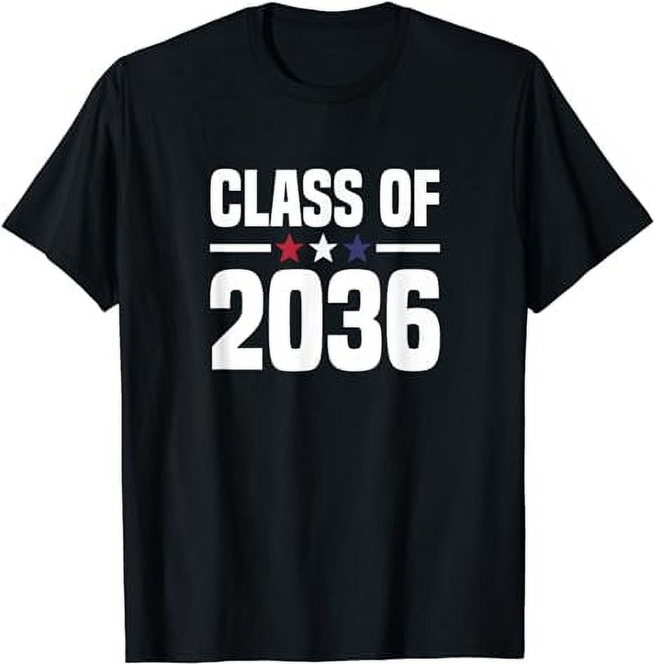 Class of 2036 Kindergarten Grow With Me Future Graduate T-Shirt ...