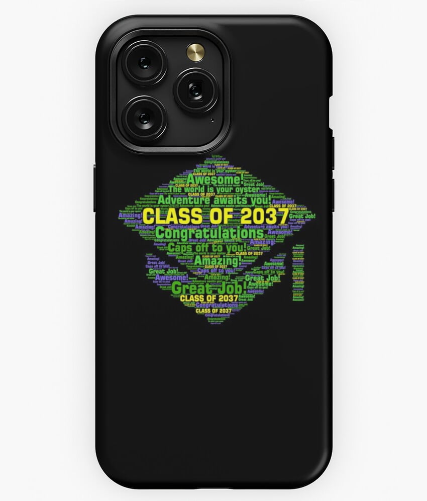 Class of 2037 Graduation Year Senior Gift G4320 Phone Case for iPhone17 ...