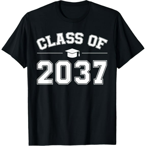 Class of 2037 Grow with Me First Day of School Graduation Adult T-shirt ...