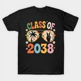 Class of 2038 Grow With Me Kindergarten Graduation, H3335 Unisex T ...