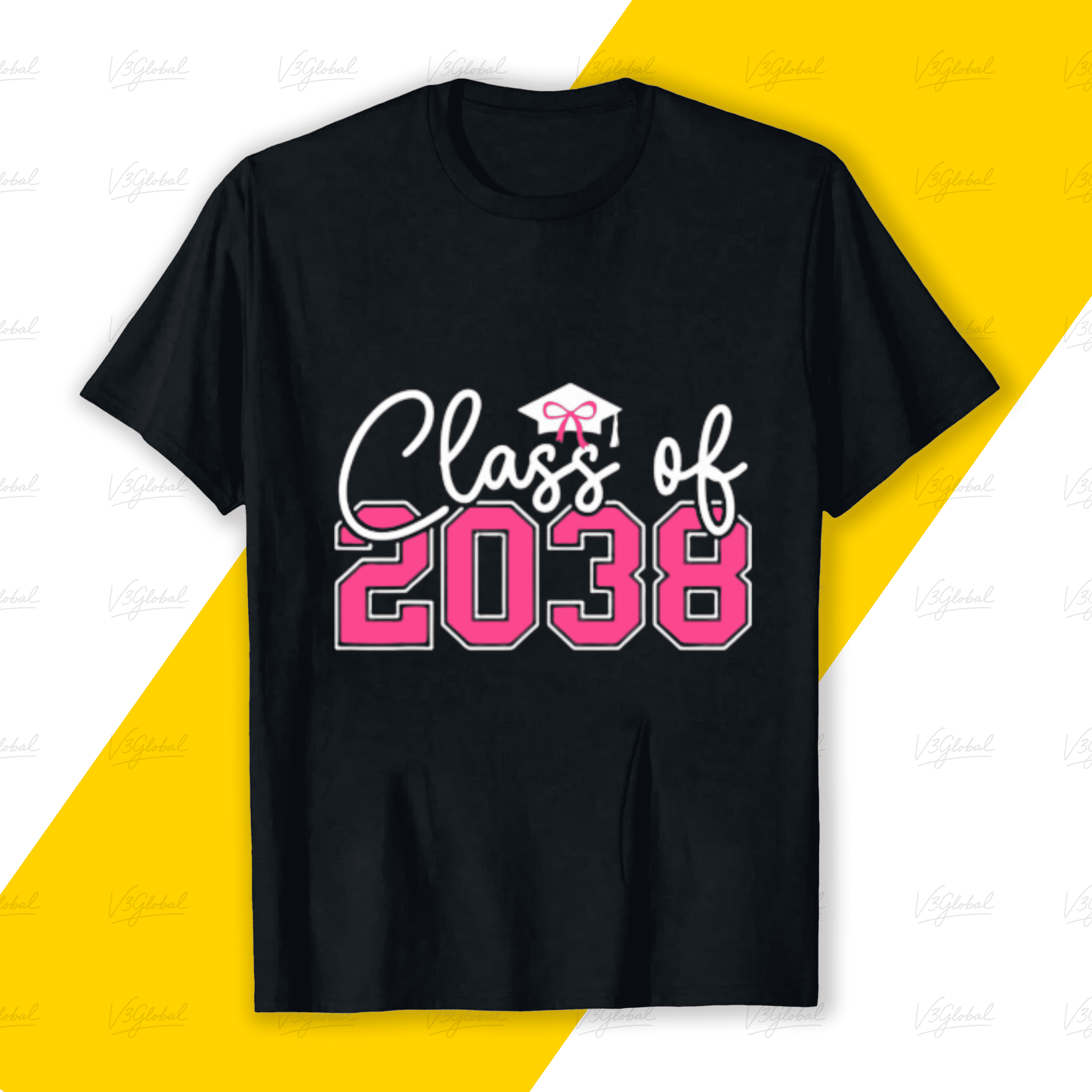 Class of 2038 Grow With Me Kindergarten School Art Unisex T-Shirt, for ...