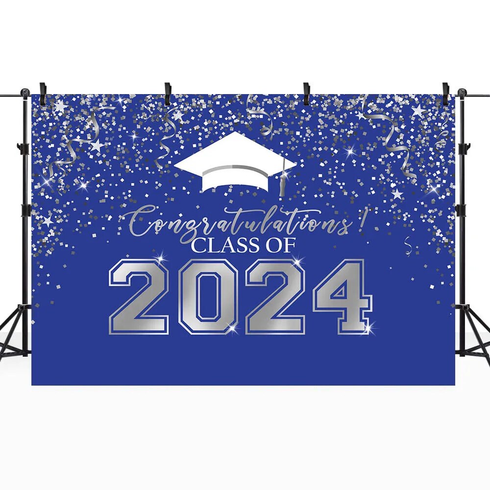 Class of Graduation Backdrops Photography Graduates Party Decor ...