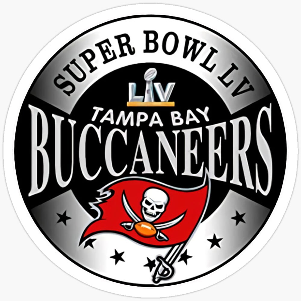 Classci Bay Buccaneers Sup-Er Bowl Lv Tampa Sticker Baseball Sticker ...