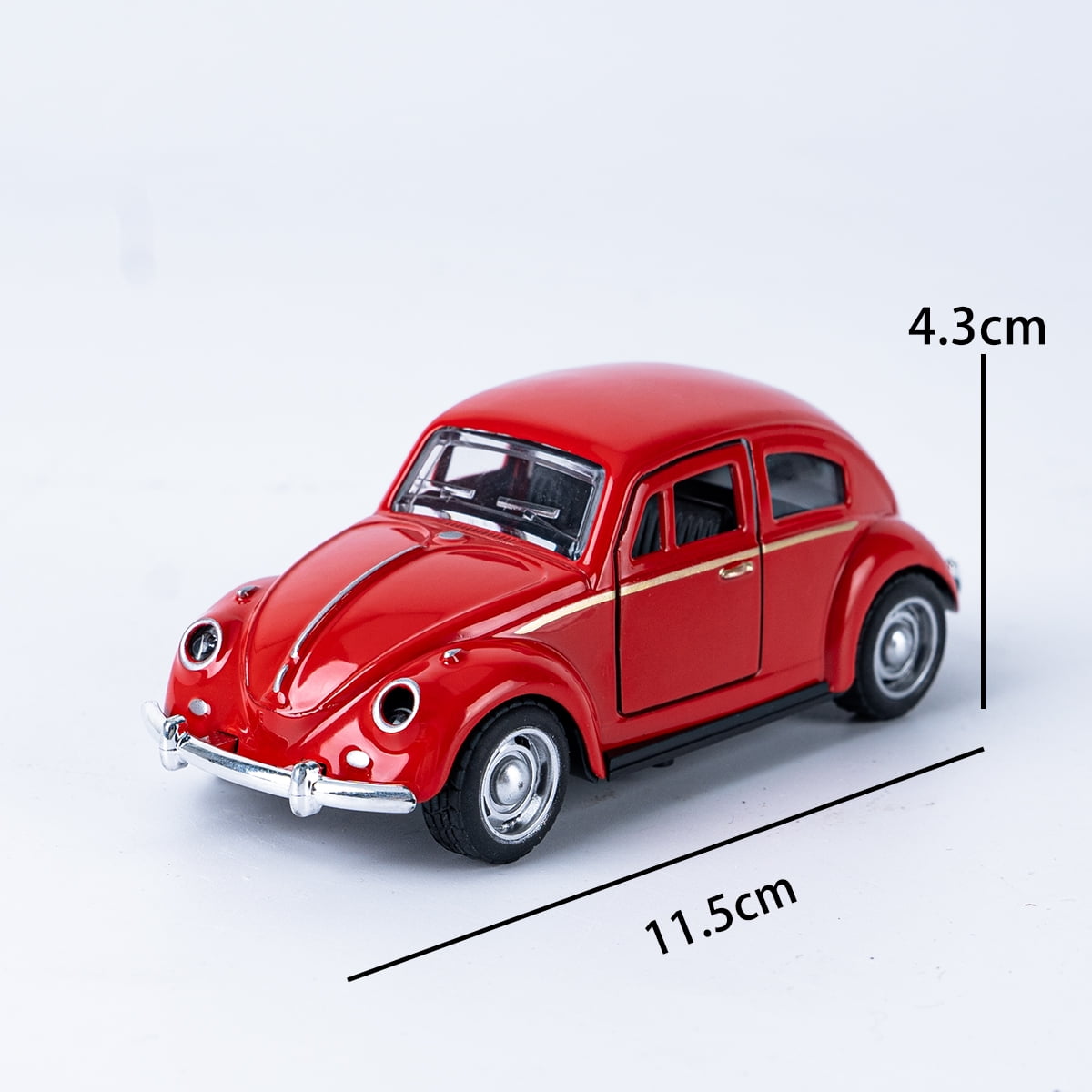 Classic 1: 36 Turn Alloy Double Door Retro Beetle Cars Model Boys' And ...