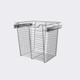 Classic 18" Full Extension Pullout Wire Basket in Chrome - Tall 15.9 ...