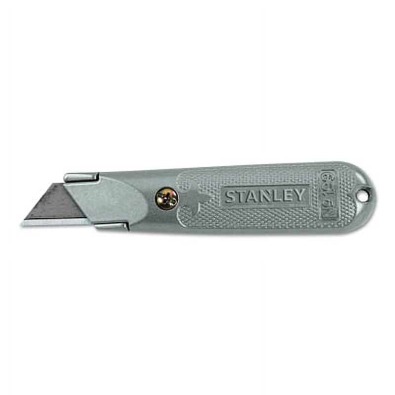 Classic 199 Fixed Blade Utility Knife, 5-1/2 in L, Carbon Steel, Gray ...