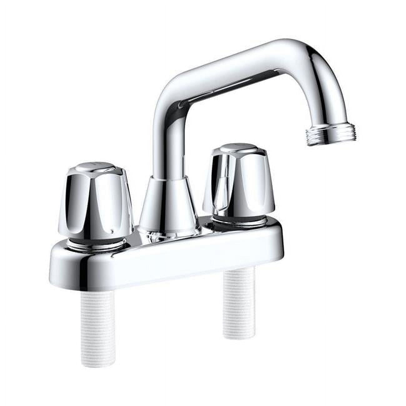 Classic 2 Handle Utility Faucet, Chrome Metal & Plastic - Walmart.com