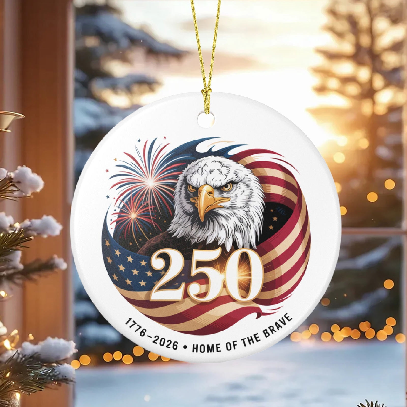 Classic 250th Anniversary Commemorative Decoration - Timeless Patriotic ...