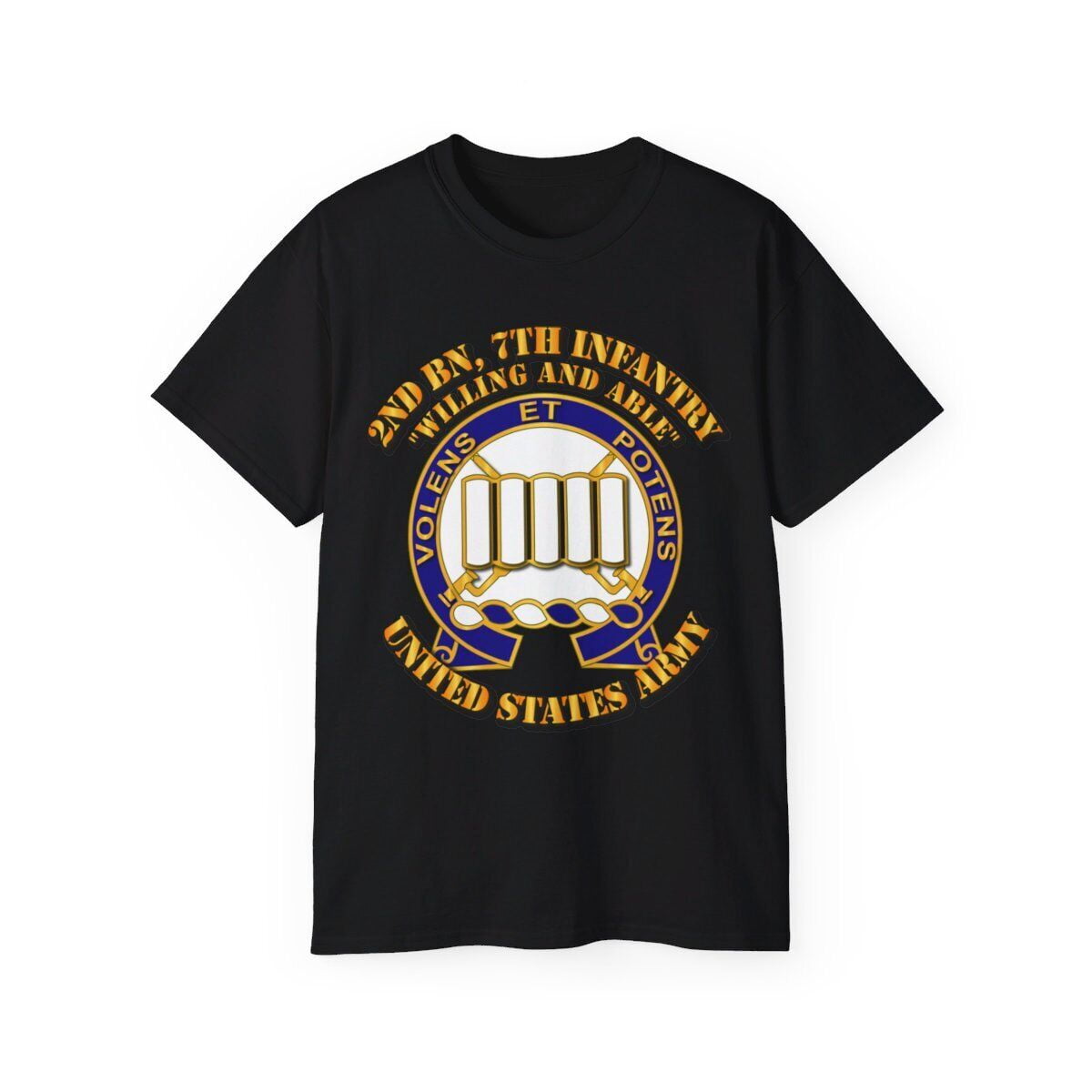 Classic - 2nd Bn, 7th Infantry - Willing and Able - Walmart.com