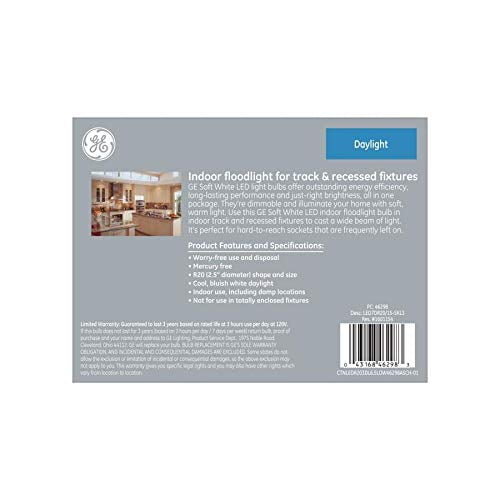 Classic 3-Pack 45 W Equivalent Dimmable Daylight R20 LED Light Fixture ...