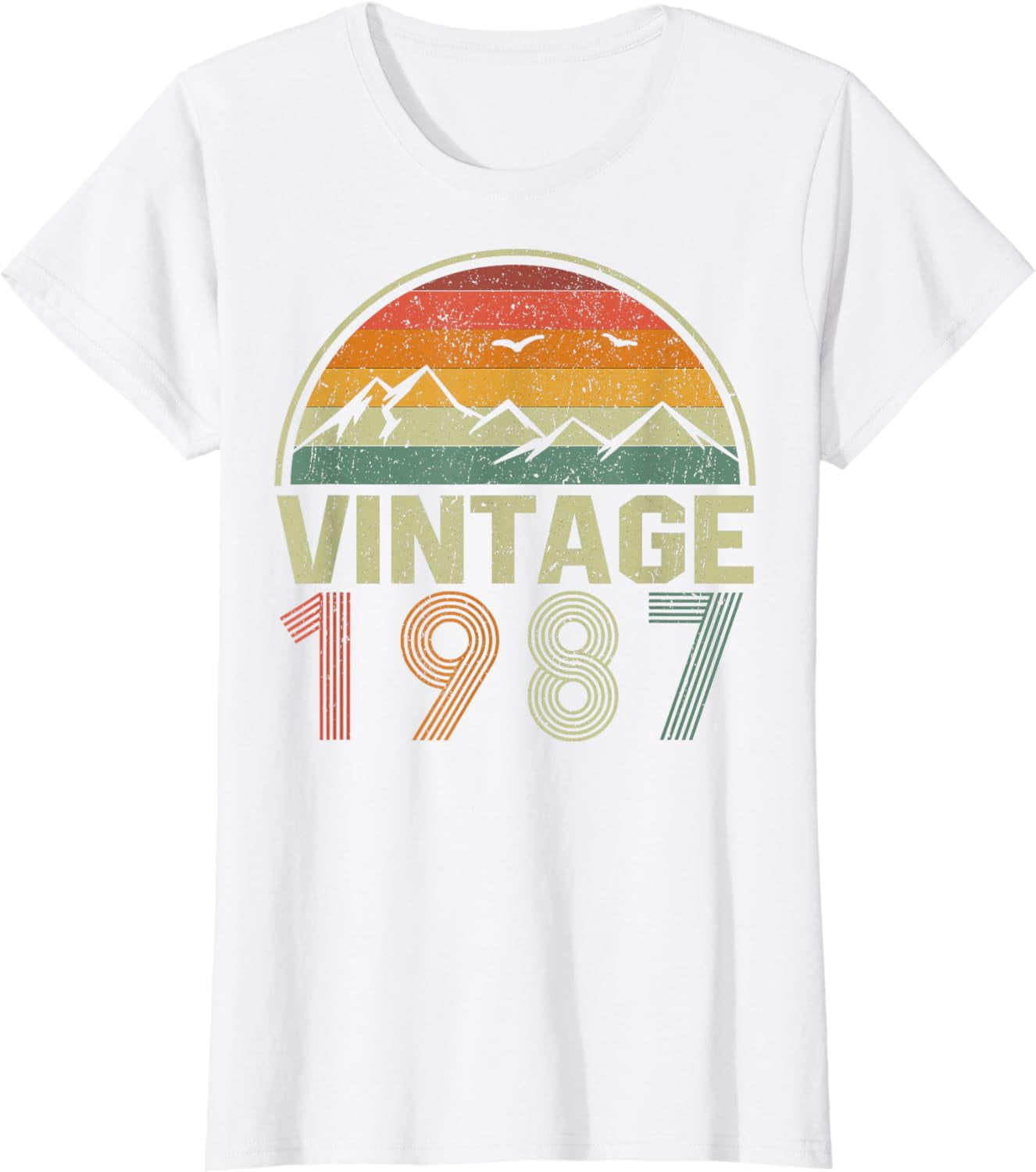 Classic 37th Birthday Gift Idea Vintage 1987 T-Shirt - Walmart.com