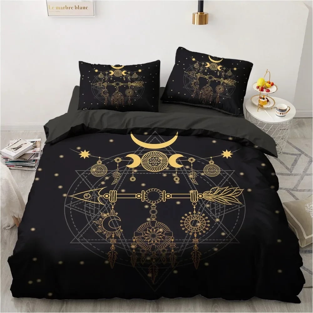 Classic 3D Design Custom Bed Linen Comforter Quilt Cover Bedding Set ...