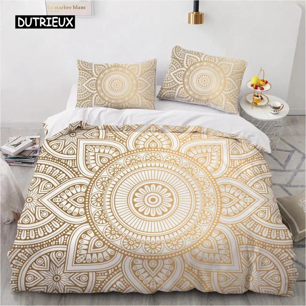 Classic 3D Design Custom Bed Linen Comforter Quilt Cover Bedding Set ...