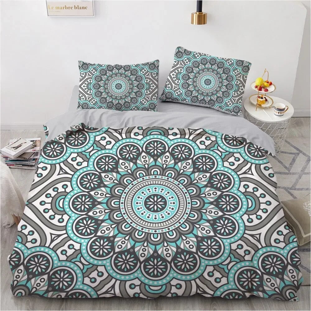 Classic 3D Design Custom Bed Linen Comforter Quilt Cover Bedding Set ...