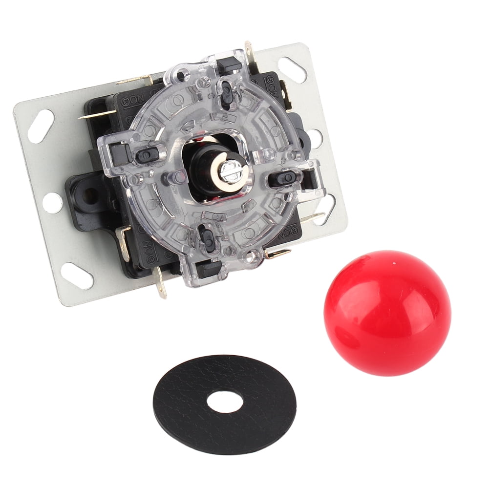 VBESTLIFE Classic 4/8 way Arcade Game Joystick Ball Joy Stick Red Ball ...