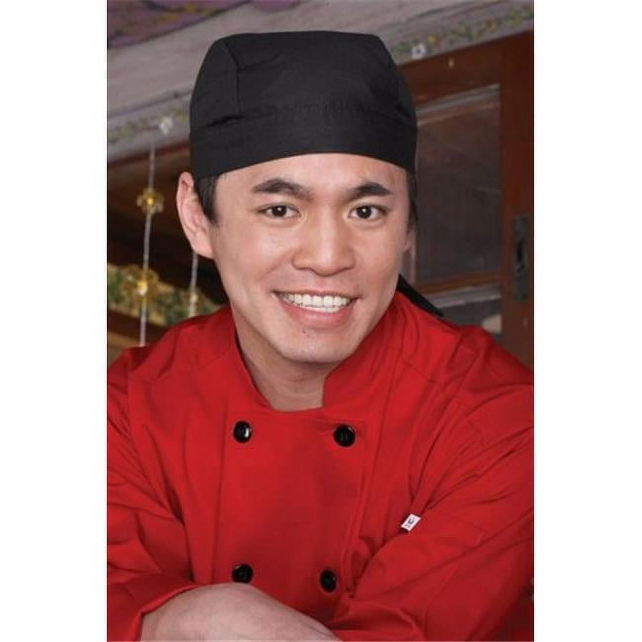 Classic 5.25 oz. Poplin Chef Coat in Red - Extra Small - Walmart.com