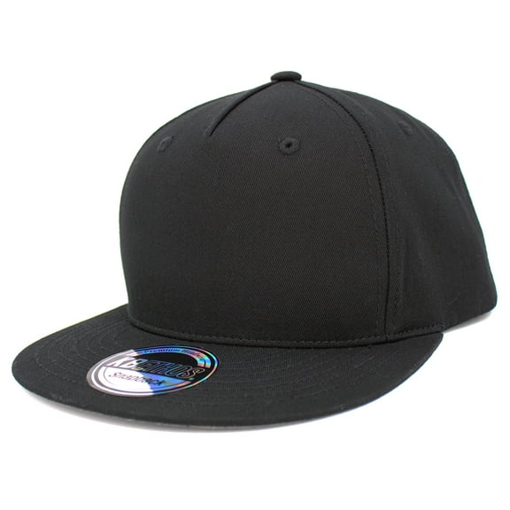 OTTO SNAP Wool Blend Twill Round Flat Visor 6 Panel Pro Style Snapback ...
